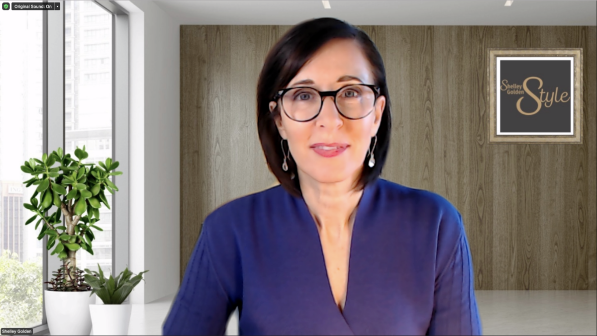 Personal branding: What does your Zoom background say about you? - Shelley Golden Style